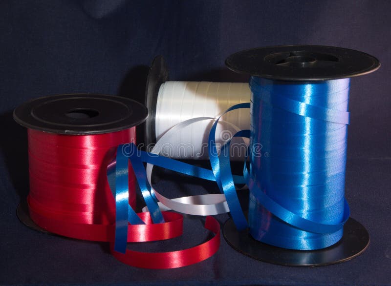 Gift Strings on Plastic Reels Stock Photo - Image of strings, colour ...