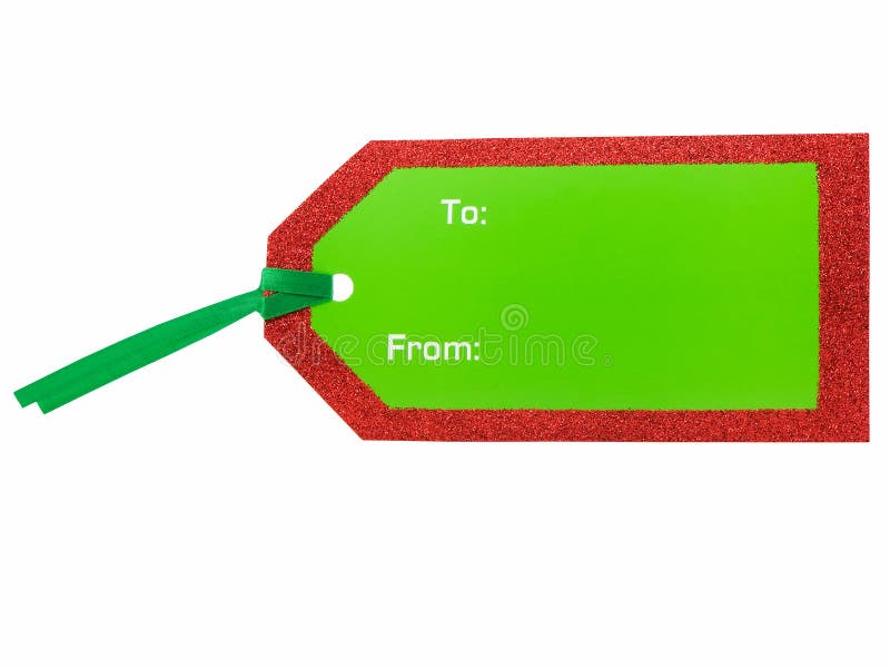 Gift tag with heart bow stock photo. Image of empty, greeting - 28715464