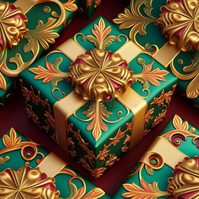 Gift theme pattern stock illustration. Illustration of repeating ...