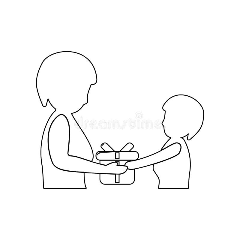 A Gift To Mom Icon. Element of Mother Day for Mobile Concept and Web ...