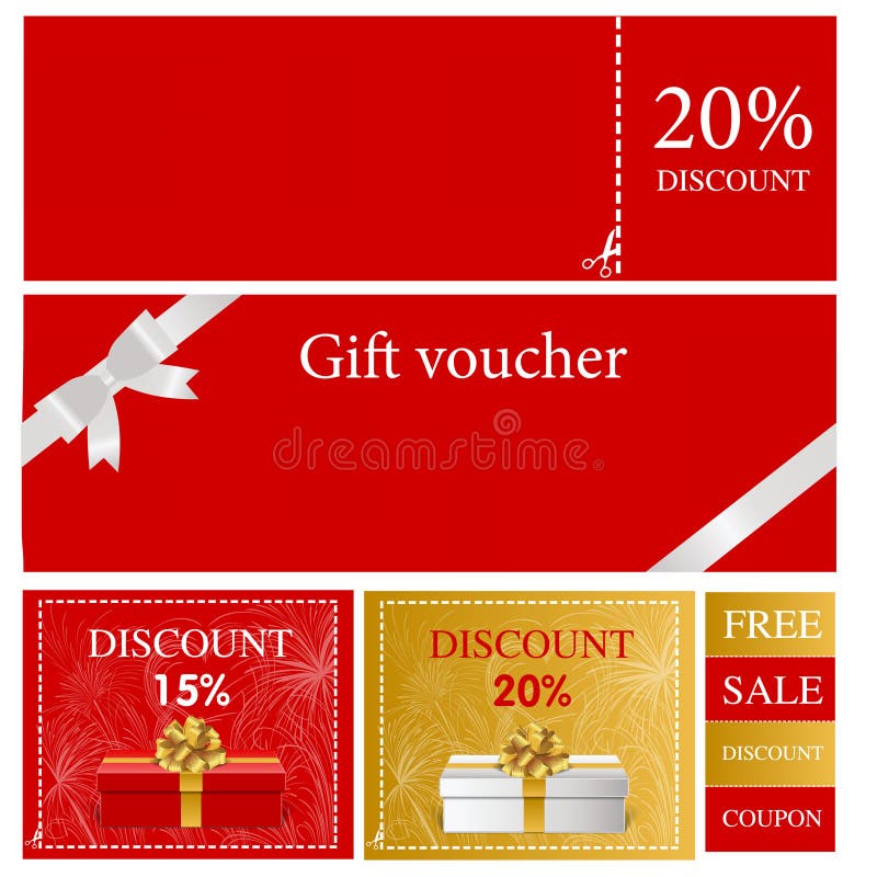 Gift Certificate (Voucher) Template. Wax Seal Stock Vector ...