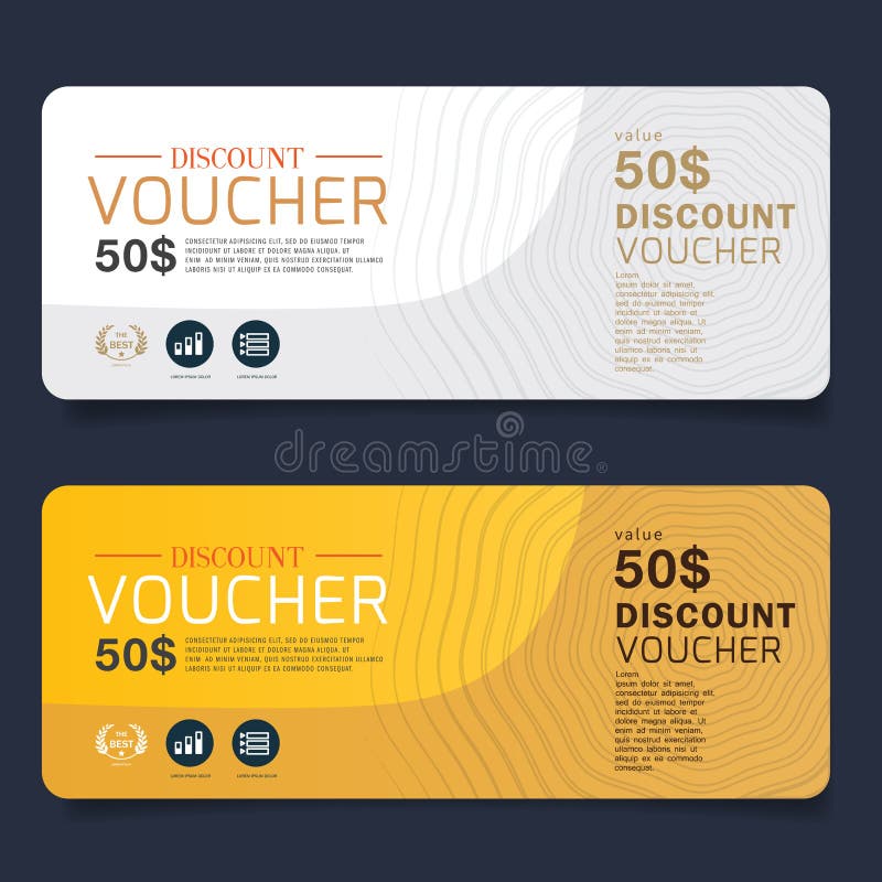 Gift Certificate, Voucher, Coupon Template. Color Stock Vector ...