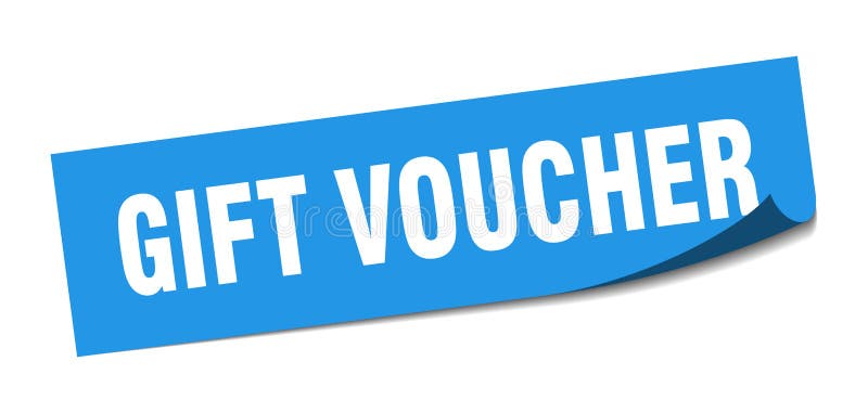Gift Voucher Sticker. Gift Voucher Square Isolated Sign Stock Vector ...