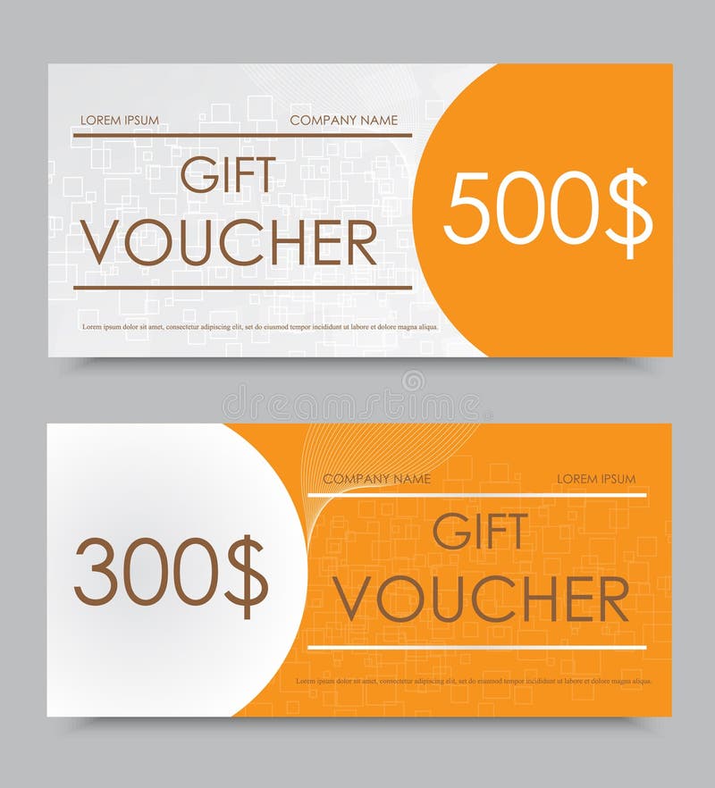 Gift voucher template stock vector. Illustration of digital - 86362389