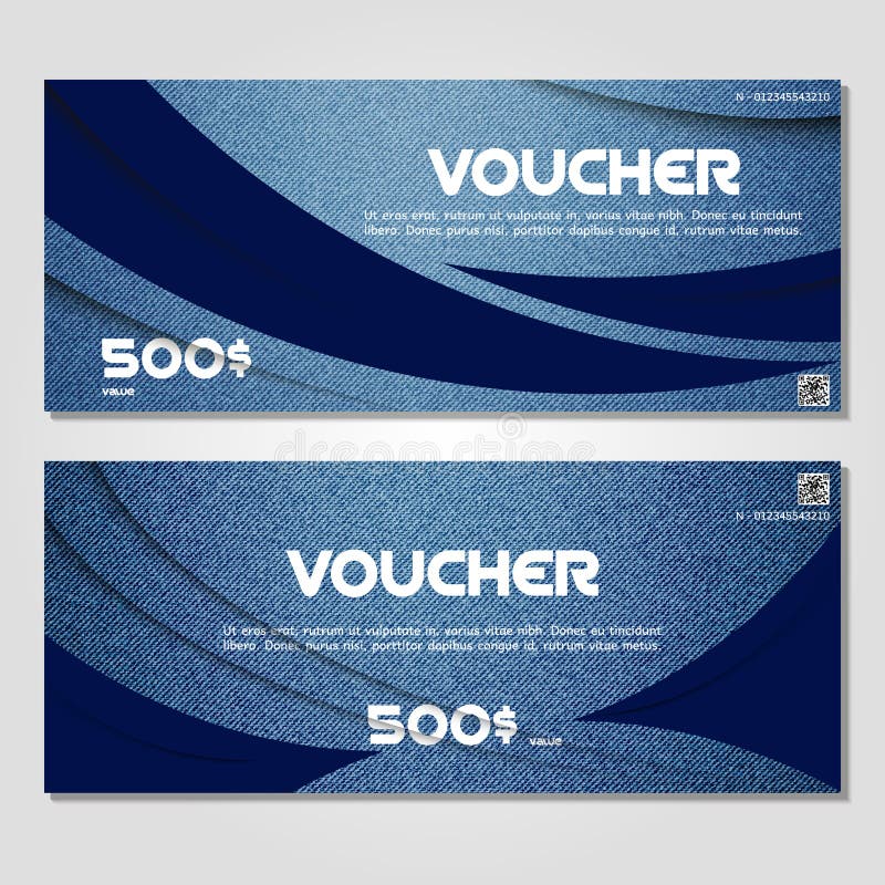 Gift Voucher Card Template Stock Illustrations – 36,119 Gift Voucher ...