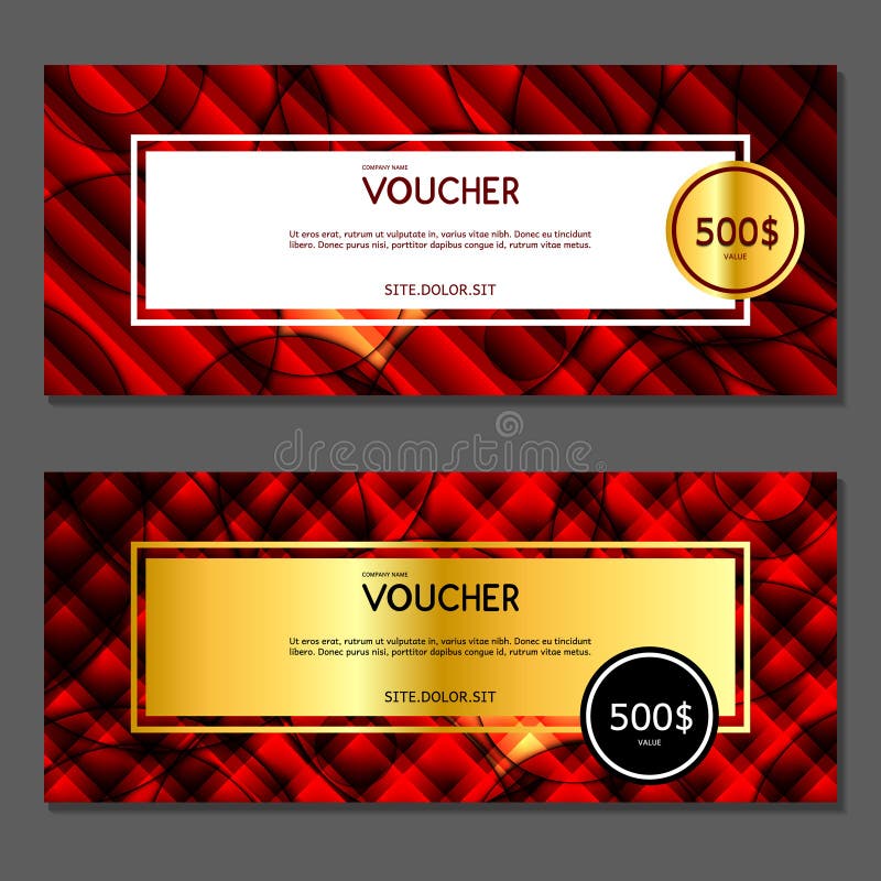 Gift Voucher Vector Valentine S Day, Diamond Ring Illustration Stock ...