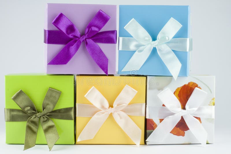 Gift Vouchers Presents Boxes Stock Photo - Image of voucher, surprise ...