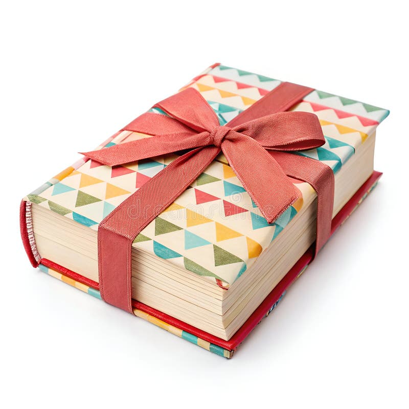 Gift Wrapped Book â€ Educational or Holiday Gift Isolated Stock ...