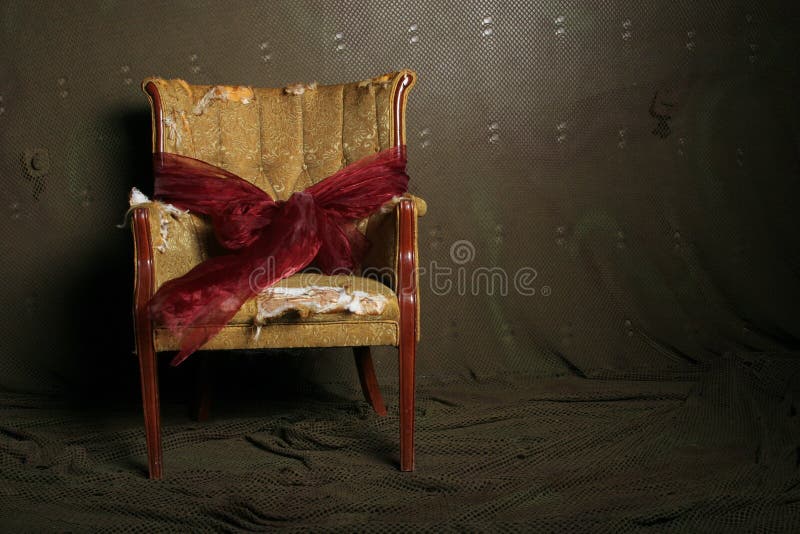 Gift Wrapped Dramatic Chair Stock Image - Image of dramatic, nostalgia ...