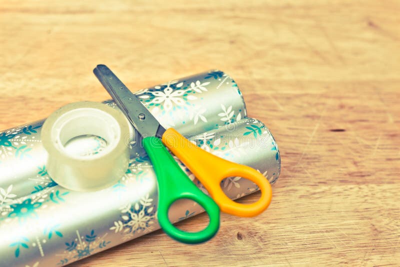 Gift wrapping stock image. Image of pair, pattern, sticky - 28859219