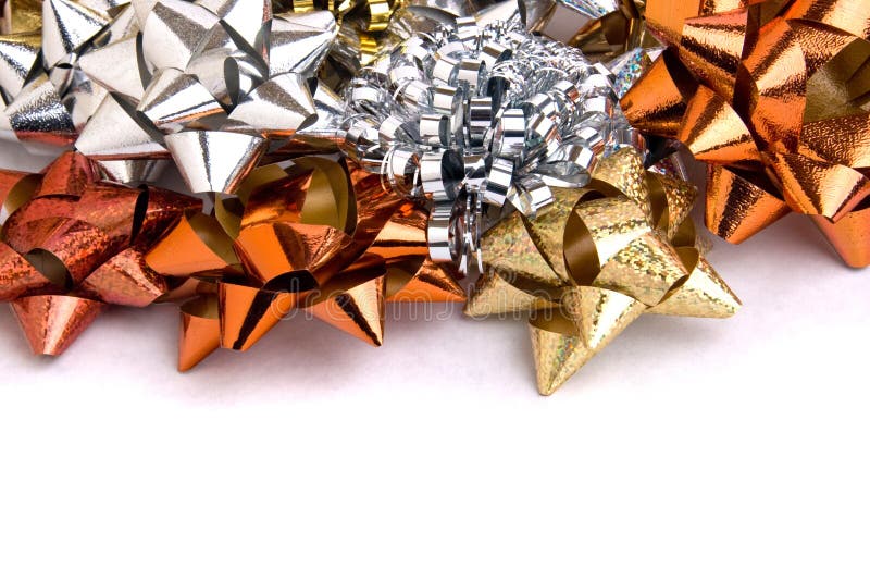 Gift Wrapping Bow Assortment Stock Image - Image of christmas, decor ...