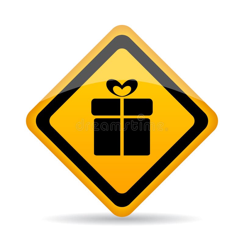 Gift box icon stock vector. Illustration of logo, gifts - 48552492