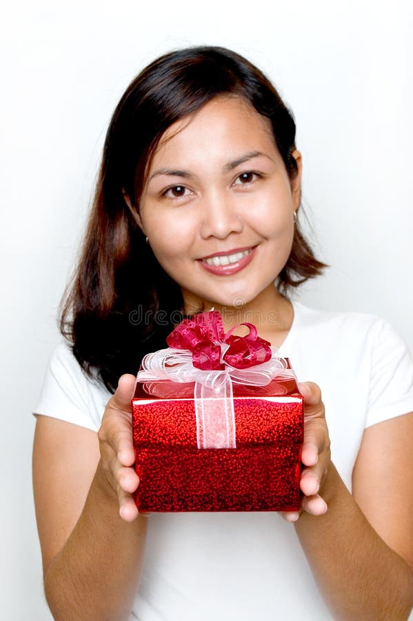 A gift for you! stock photo. Image of white, deco, design - 347006