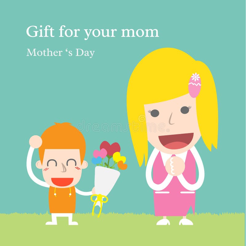 Gift for your mom stock vector. Illustration of text - 40340157