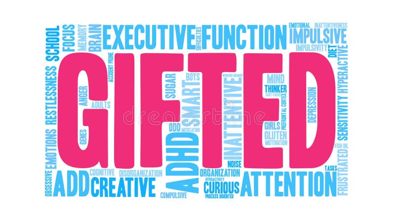 Gifted Word Cloud stock video. Video of emotions, gluten - 114944553