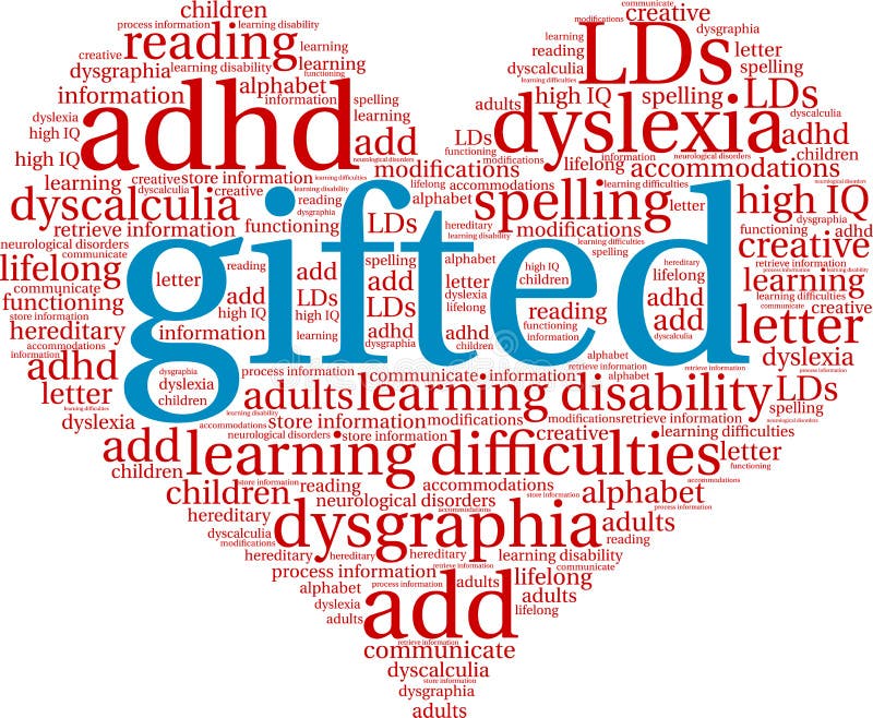 Gifted Word Cloud stock vector. Illustration of gifted - 104013683