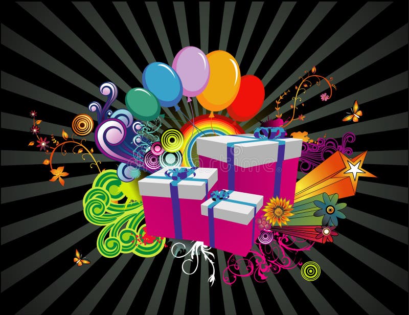 Gifts abstract vector stock vector. Illustration of textures - 5201335