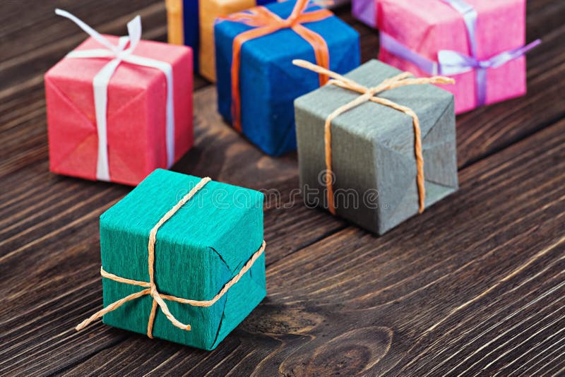Colorful gifts box stock photo. Image of festive, bows - 17164658