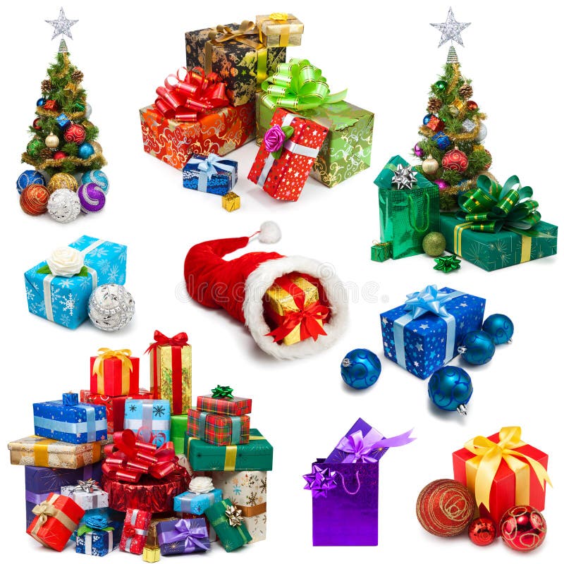 Gifts collection stock photo. Image of object, holiday - 34685284