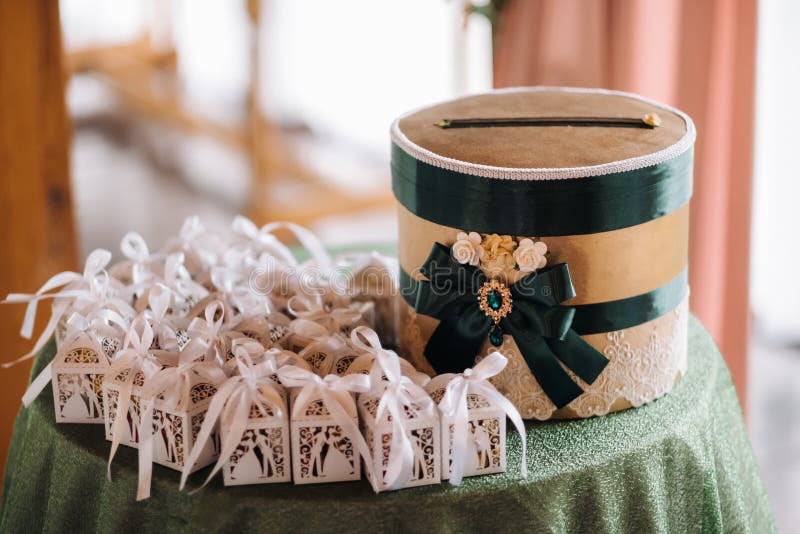 Gifts for Guests at the Wedding Ceremony Stock Image - Image of food ...