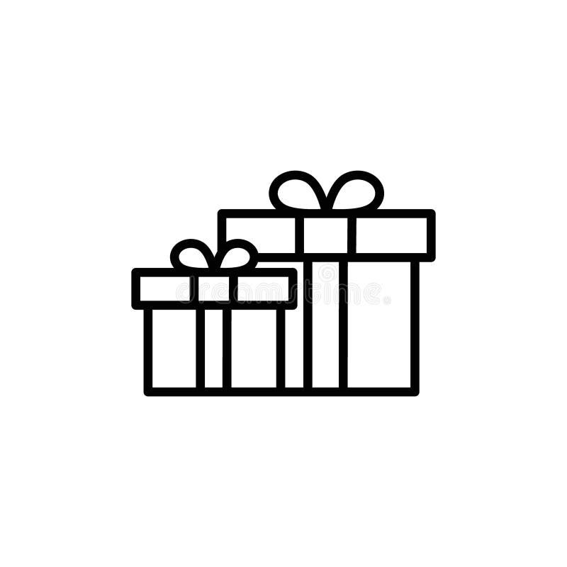 Gifts Icon for E-commerce and Holiday Shopping Promotions Stock Vector ...