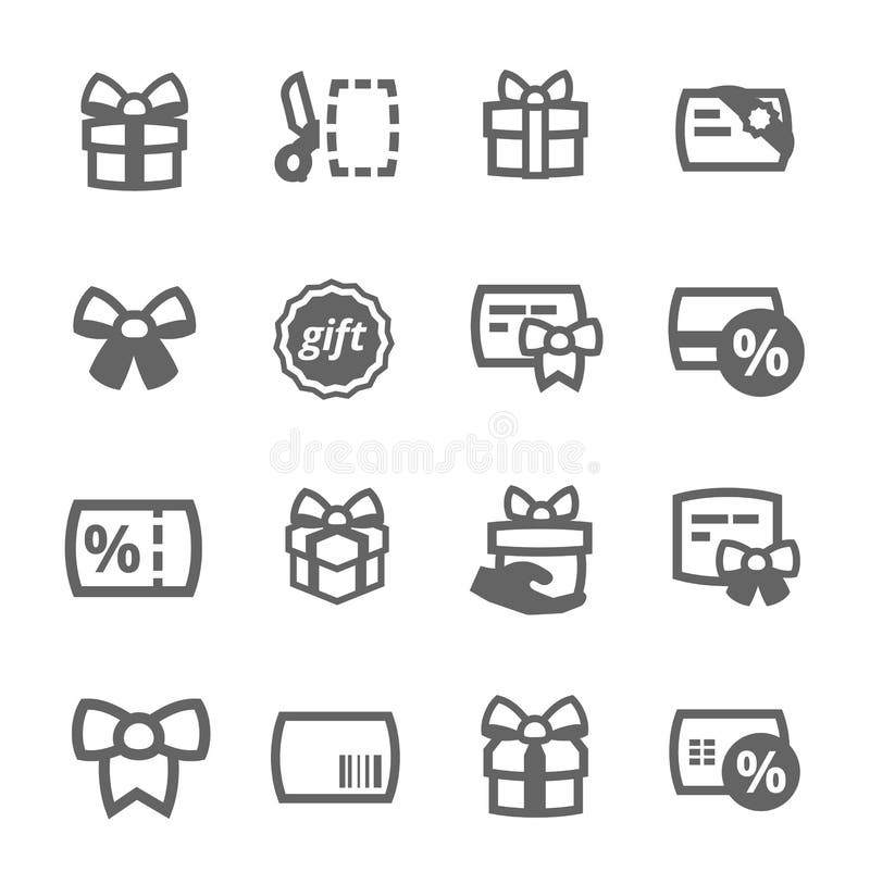 Gifts icons stock vector. Illustration of isolated, button - 38841776