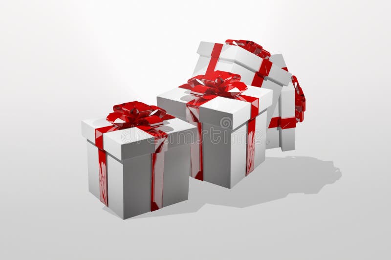 3d render gift box stock illustration. Illustration of gift - 78643889