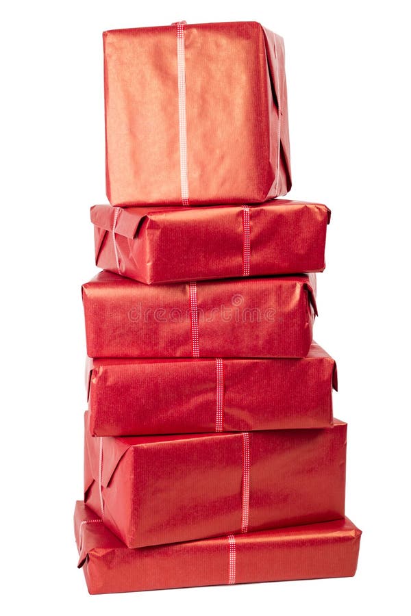 Gifts7 stock image. Image of christmas, heap, claus, tied - 45635957
