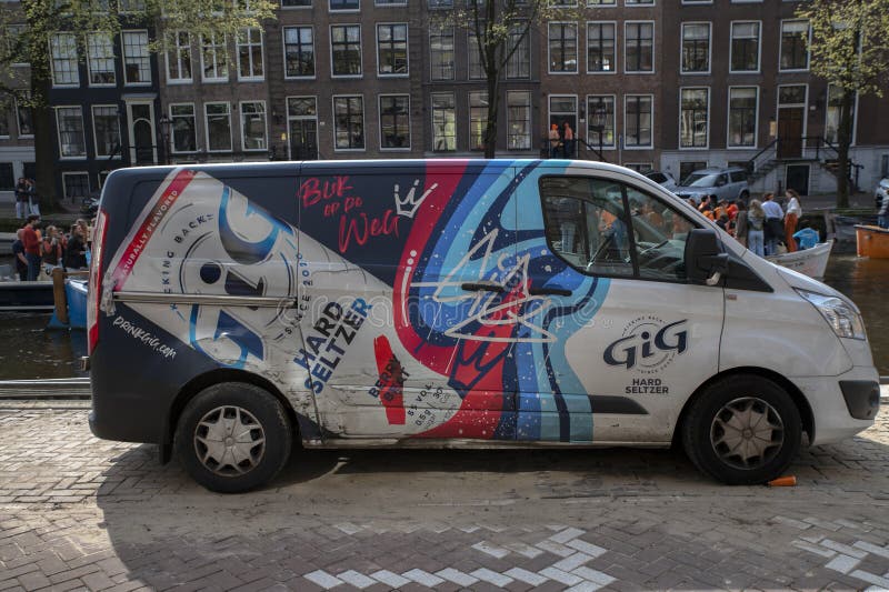 Gig Drink Company Van at Amsterdam the Netherland 27-4-2023 Editorial ...