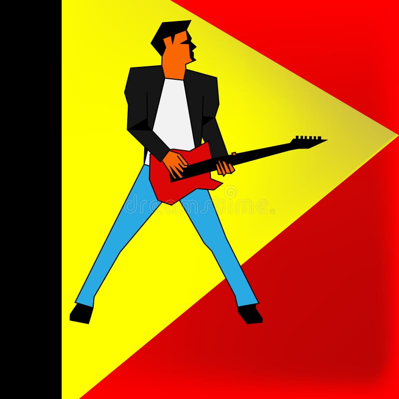 Gig Guide Background stock vector. Illustration of show - 24240648