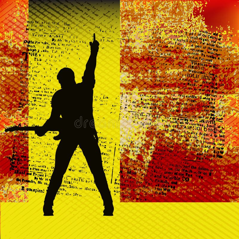 Gig Guide Background stock vector. Illustration of concert - 31185922