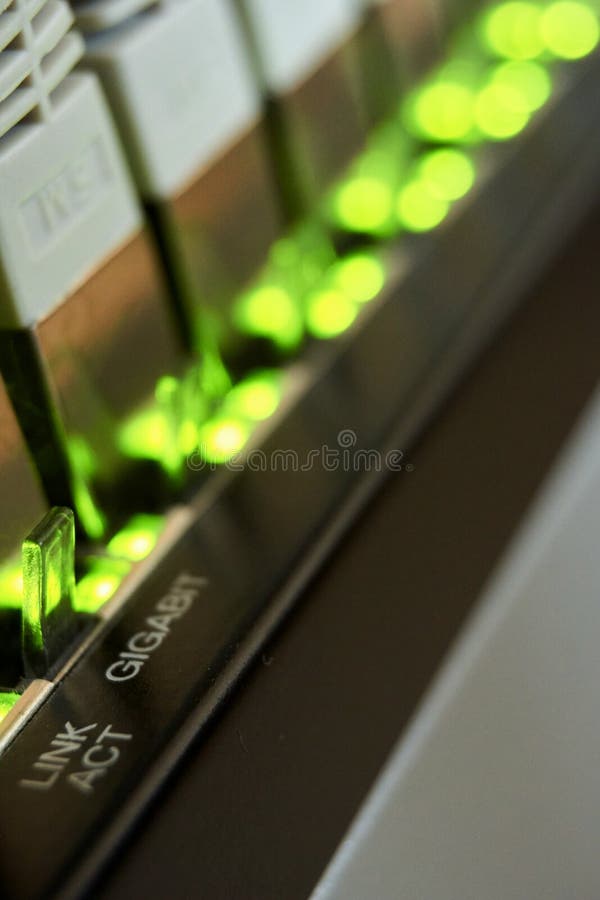 Gigabit Ethernet Connection Stock Photo - Image of patch, business ...