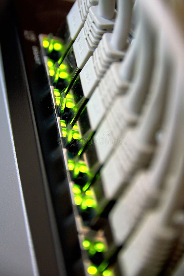 Gigabit Ethernet Connection Stock Image - Image of communication ...