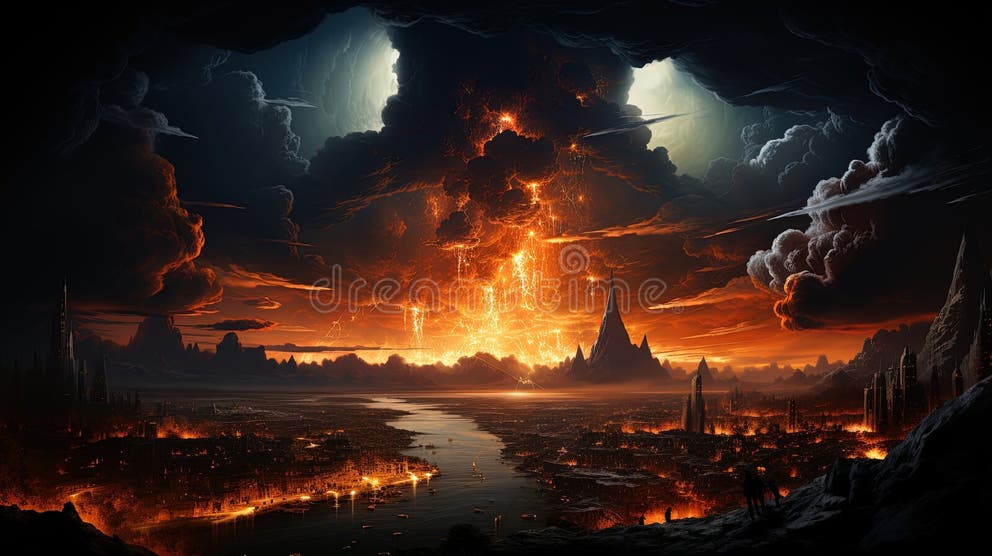 Apocalyptic Explosion Stock Illustrations – 3,261 Apocalyptic Explosion ...