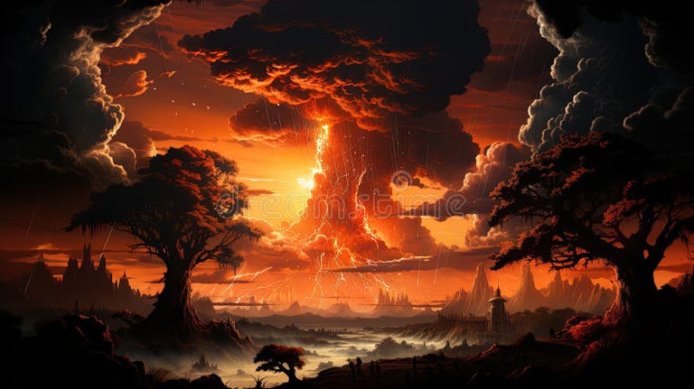 Apocalyptic Explosion Stock Illustrations – 3,261 Apocalyptic Explosion ...