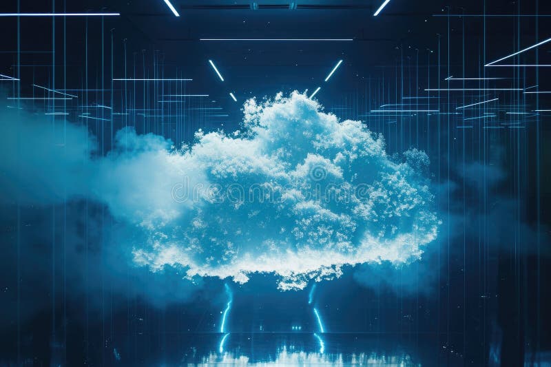 A Gigantic Cloud Hovers High in the Sky, Casting a Shadow Over a ...