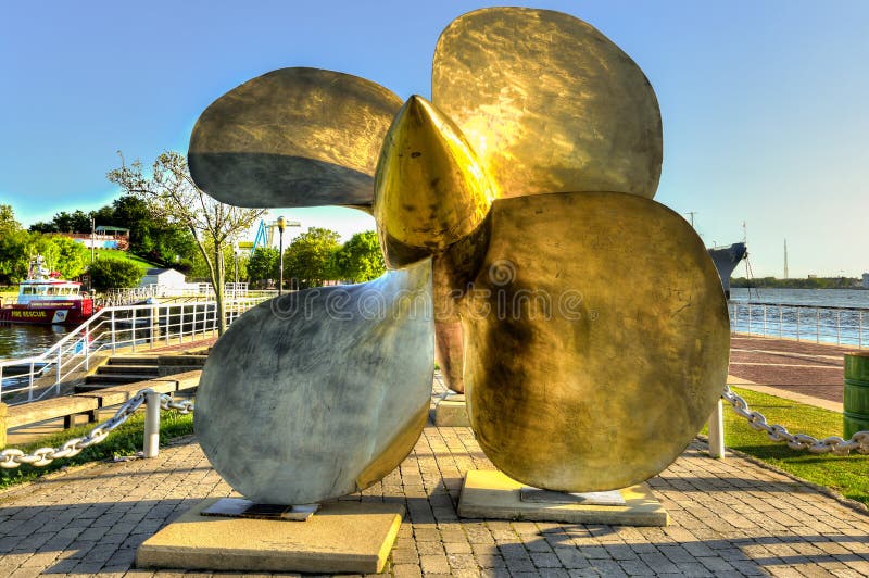 Gigantic Golden Propeller Stock Photos - Free & Royalty-Free Stock ...