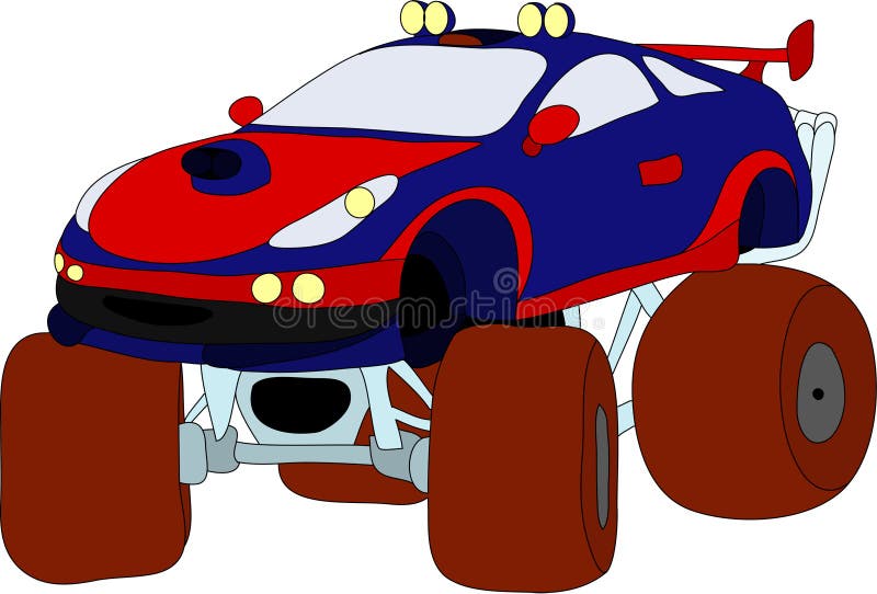 Springa För Tecknad Filmsportbil Stock Illustrationer - Illustration av ...