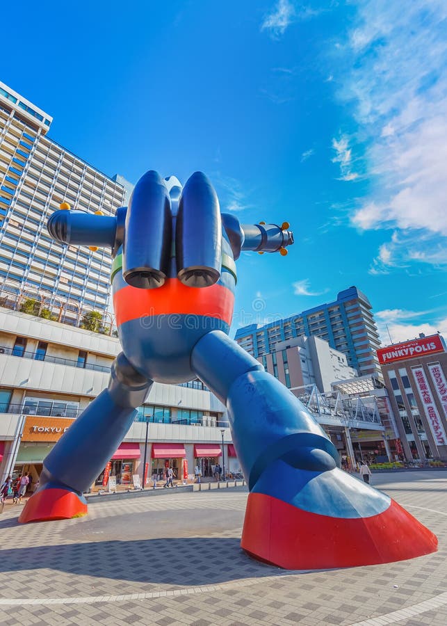Gigantor Robot (Tetsujin 28) I Kobe, Japan Redaktionell Arkivbild ...
