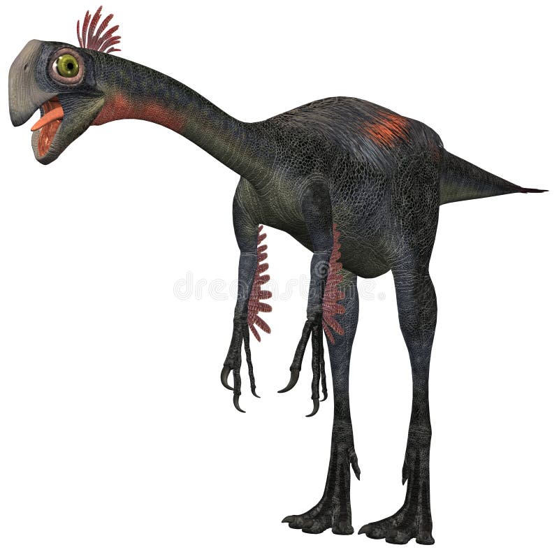 Gigantoraptor stock illustration. Illustration of spikes - 5917136