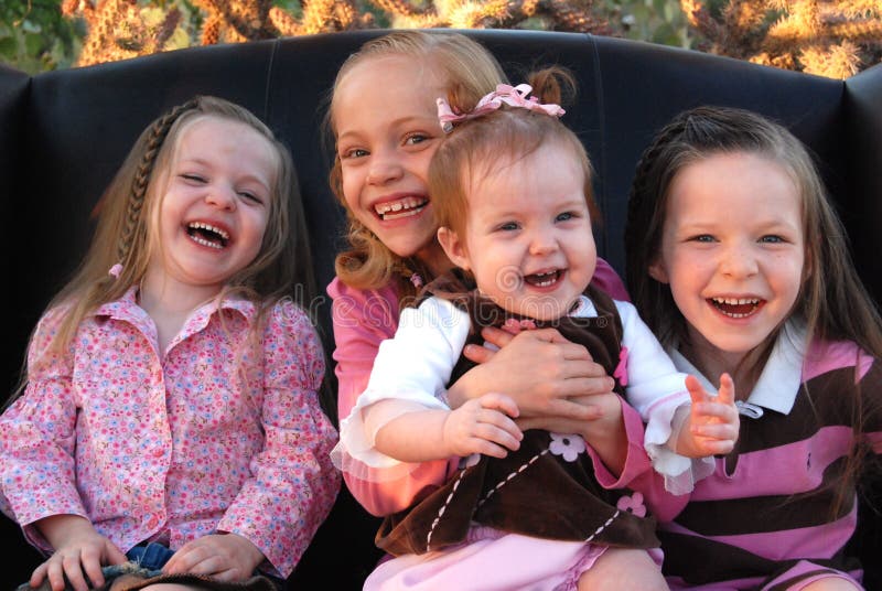 Giggly Girls stock image. Image of innocent, hair, colorful - 5423511