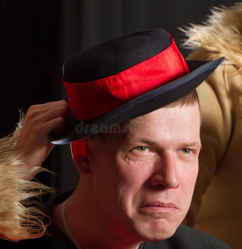 Gigolo man. stock photo. Image of human, black, glamour - 68807756