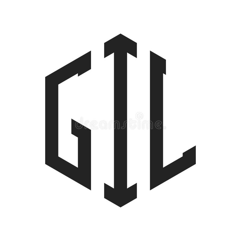 GIL Logo Design. Initial Letter GIL Monogram Logo Using Hexagon Shape ...