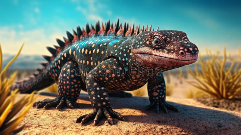 Gila Monster in Quantum Computing Stock Illustration - Illustration of ... Gila Monster in Quantum Computing Stock Illustration - Illustration of ...