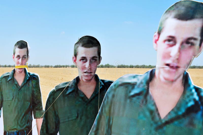Gilad Shalit Protest editorial stock image. Image of gaza - 20189064