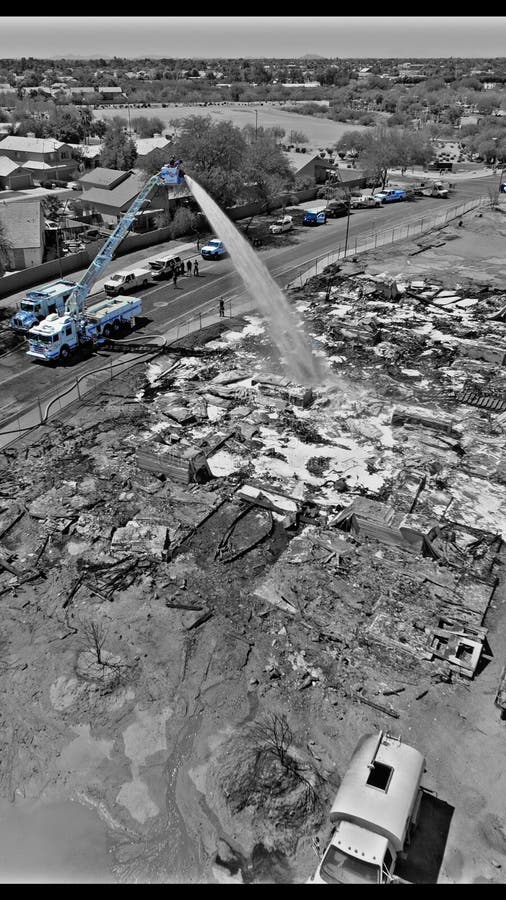 Gilbert Arizona Fire Department Editorial Stock Photo - Image of hose ...