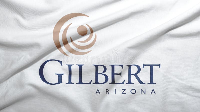 Gilbert of Arizona of United States Flag Background Stock Photo - Image ...
