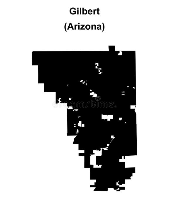 Gilbert outline map stock vector. Illustration of gilbert - 357150290