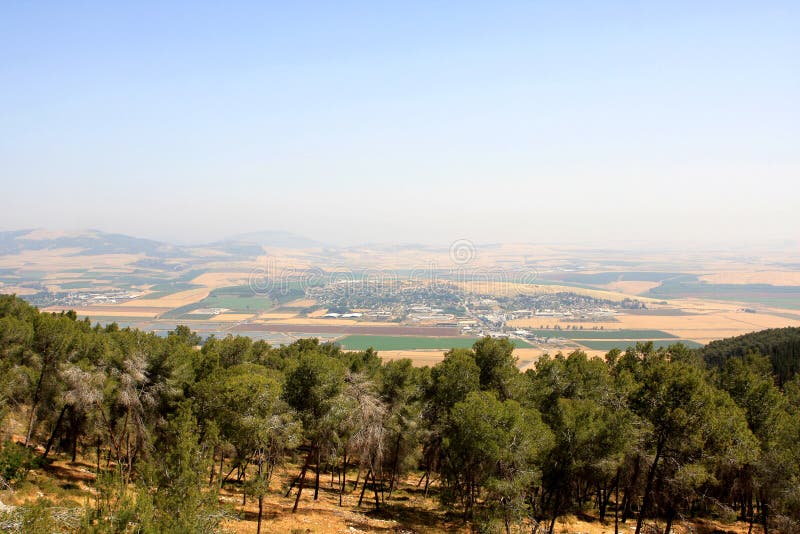 Gilboa stock photo. Image of pasture, mountain, hill - 24643408