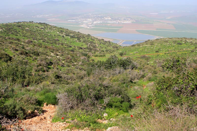 Gilboa, Israel imagem de stock. Imagem de vale, mediterrâneo - 29412071